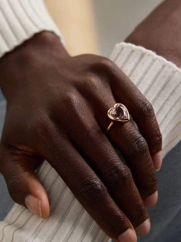 Irene Neuwirth Love 18-karat Rose Morganite Ring - Gold