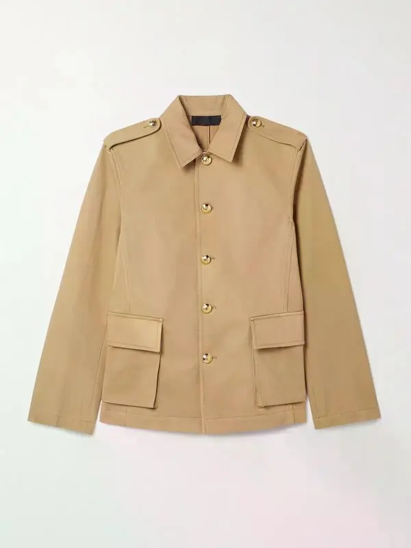 NILI LOTAN Margaret Cotton-twill Jacket