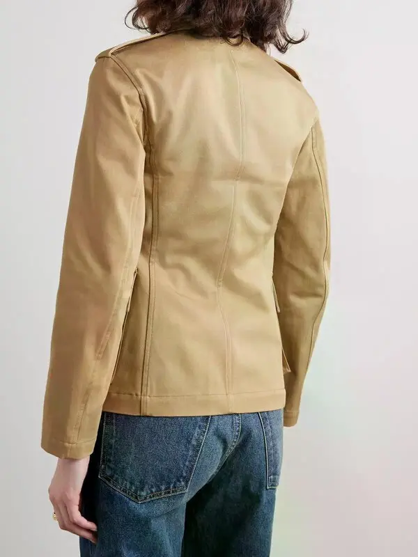 NILI LOTAN Margaret Cotton-twill Jacket