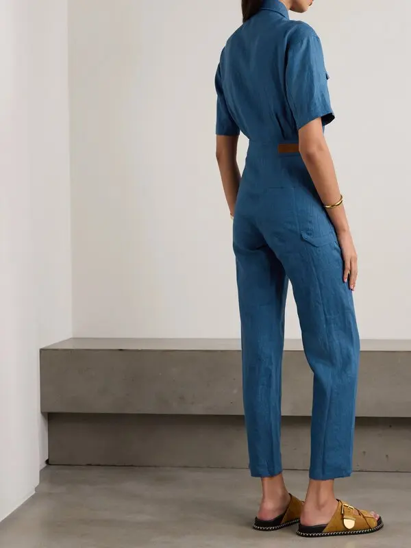 RIVET UTILITY Dynamo Linen Jumpsuit