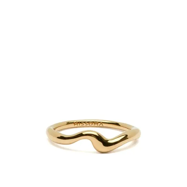 MISSOMA Molten Wave Stacking Ring - Gold