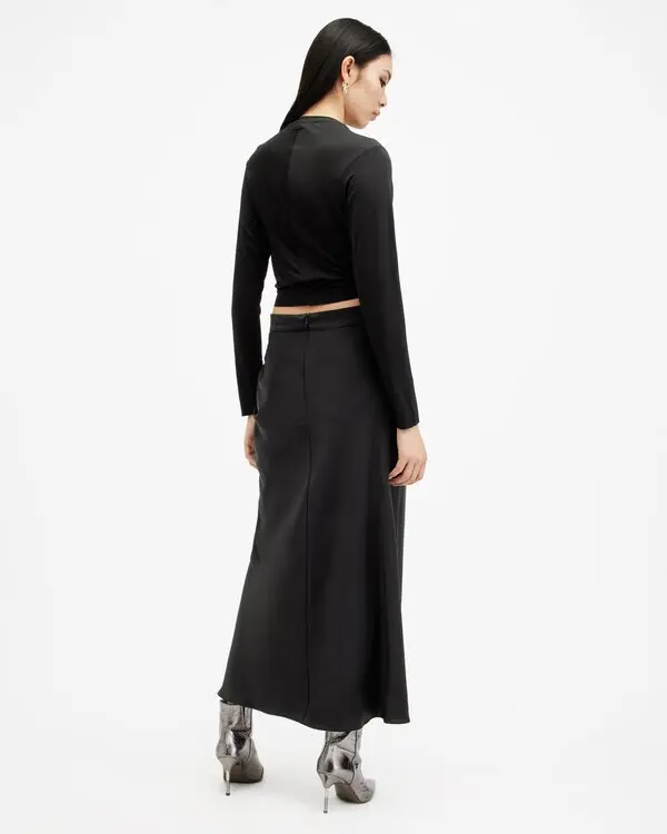 ALLSAINTS Alexia Gathered Maxi Skirt