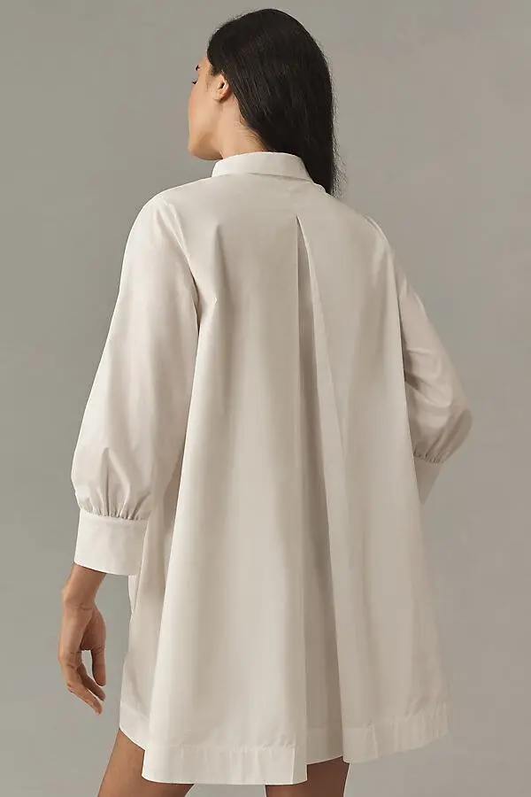 English Factory Long-sleeve Bow-tie Mi Shirt Dress
