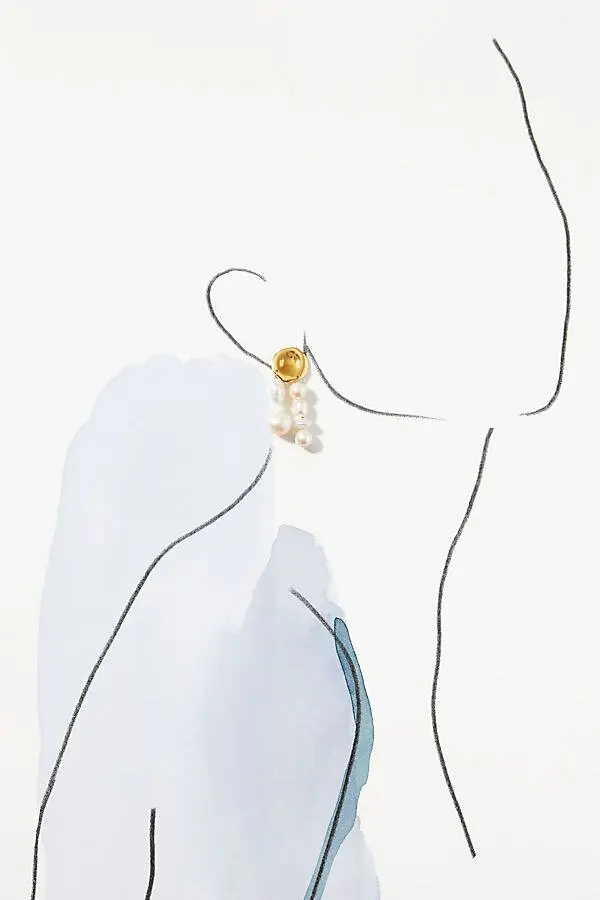 Chan Luu Pearl Drop Earrgs