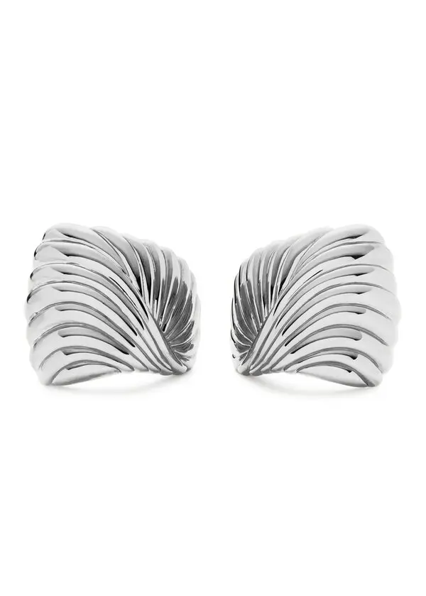 MISSOMA Ripple -plated Stud Earrings - Silver
