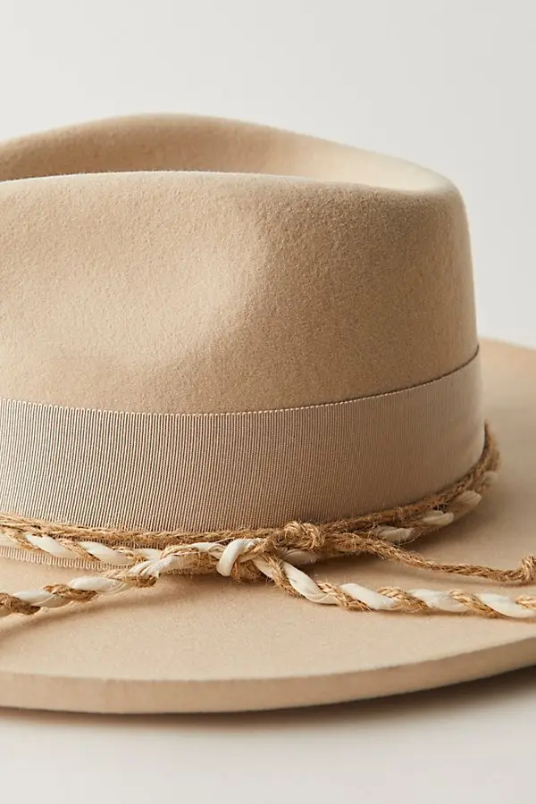 Free People Olin Wylder Cashmere Wide Brim Hat In Cream - 75  display picture 3