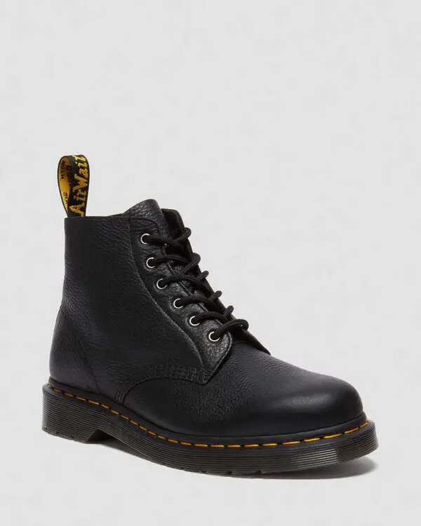Dr. Martens 101 Ambassador Leather Ankle Boots - Black