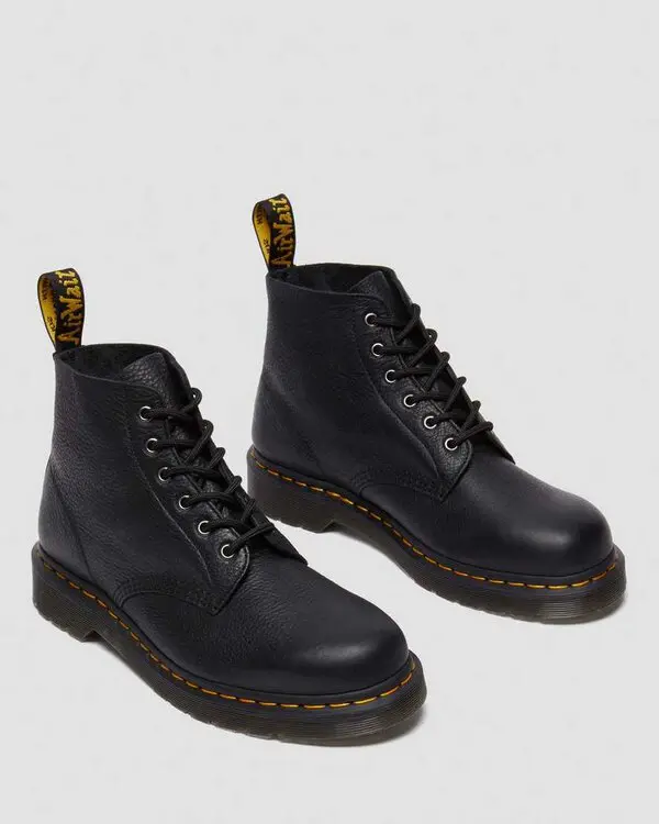 Dr. Martens 101 Ambassador Leather Ankle Boots - Black