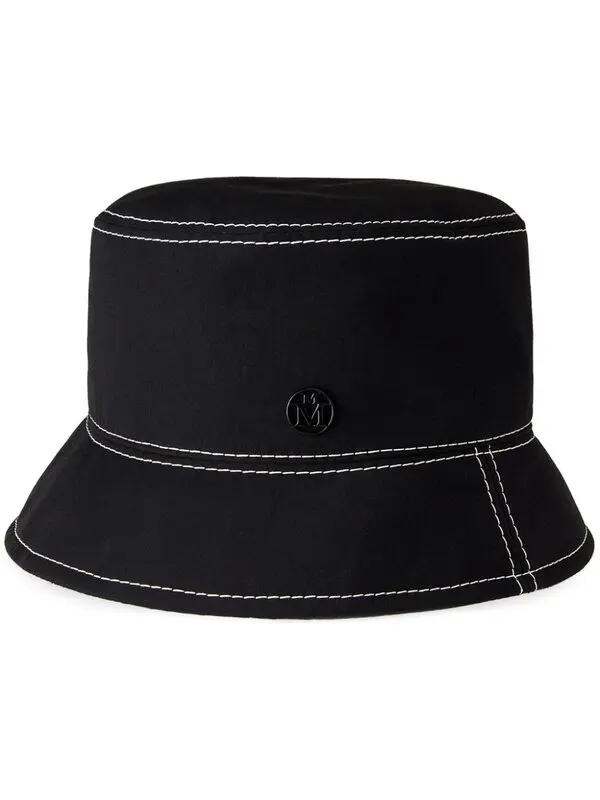 MAISON MICHEL Axel Bucket Hat - Black