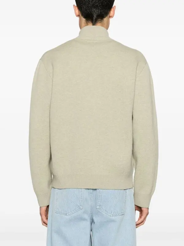 Nanushka Zip-up Merino Cardigan - Neutrals