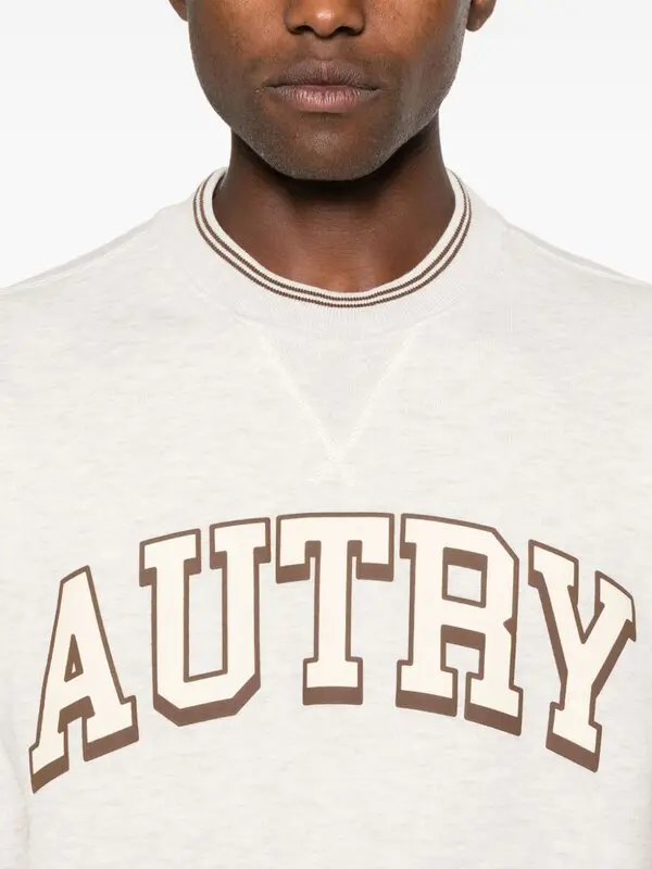 AUTRY Jersey Sweatshirt - Neutrals