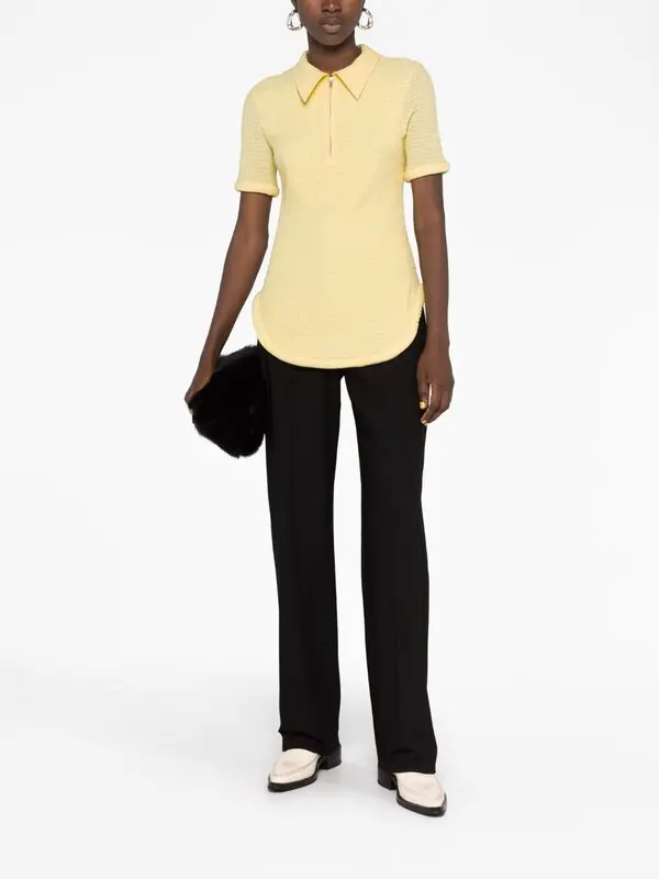 JIL SANDER Half-zip Polo Shirt