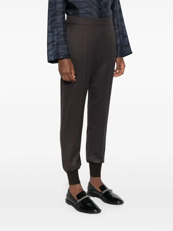 Stella McCartney Wool Tapered Trousers - Grey