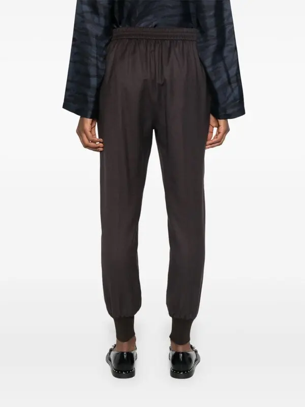 Stella McCartney Wool Tapered Trousers - Grey