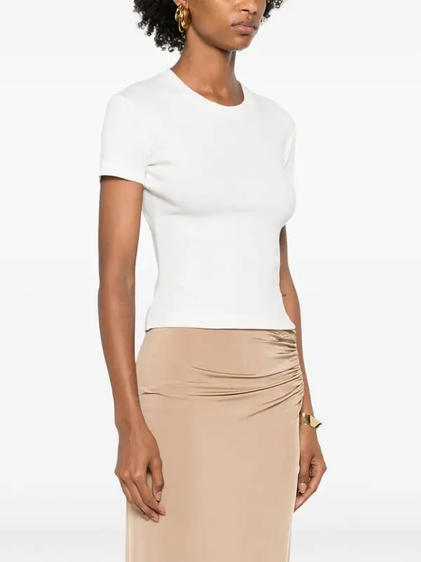 Nanushka Embroidered Ribbed T-shirt