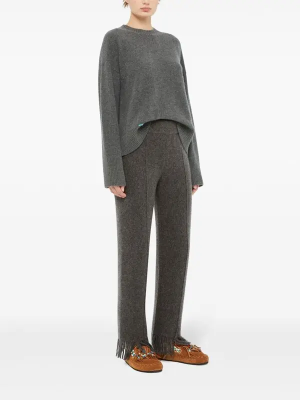 Alanui Wide-leg Trousers - Grey