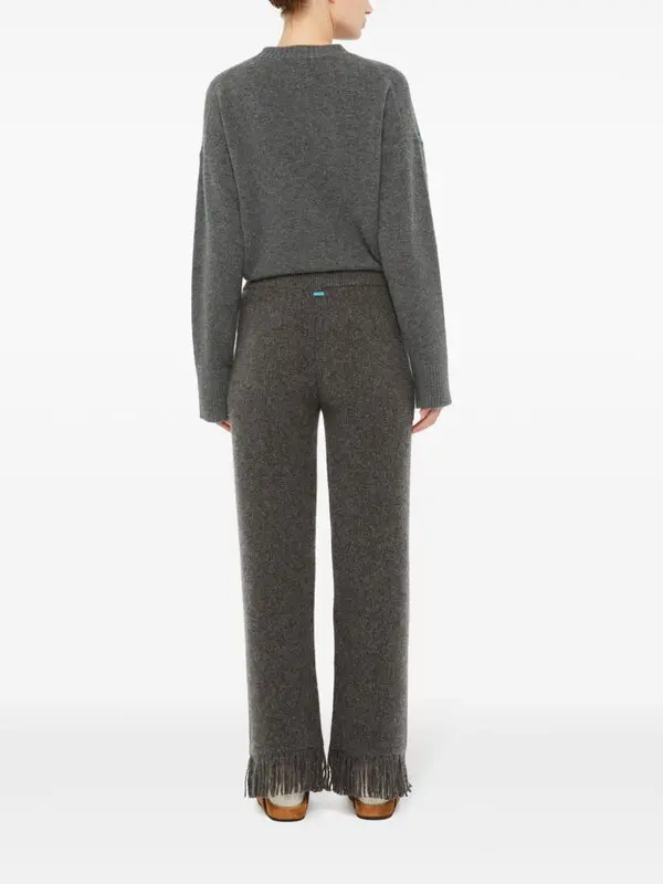 Alanui Wide-leg Trousers - Grey