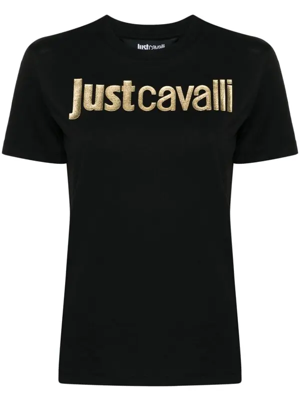 Just Cavalli Logo-laminated T-shirt