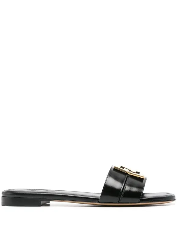 Fendi Ffold Slides - Black