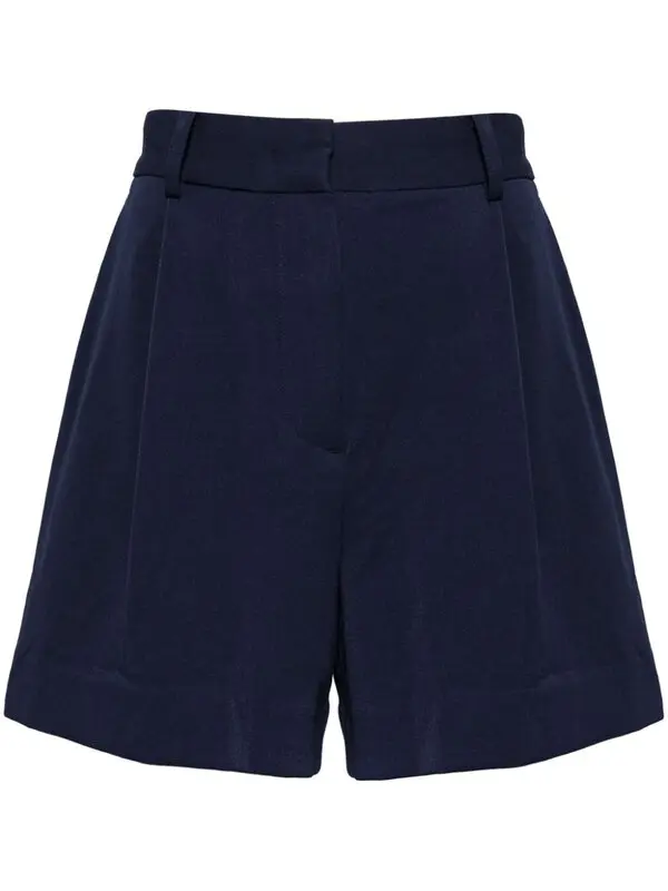 Staud Heather Thigh-length Shorts - Blue