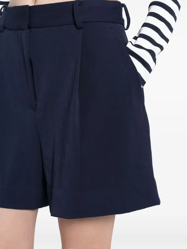 Staud Heather Thigh-length Shorts - Blue