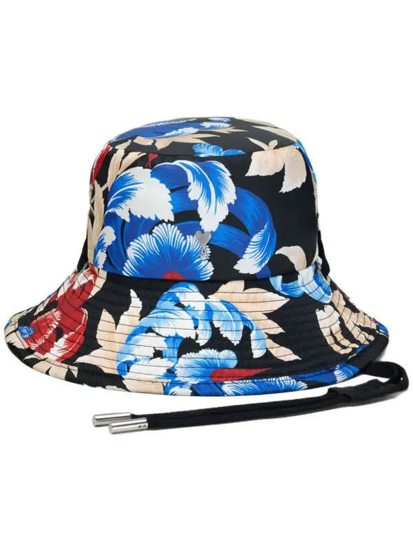 Ami Printed Bucket Hat - Black