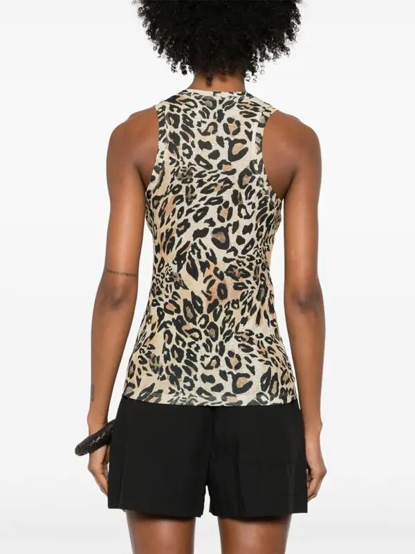 Nanushka Anneke Leopard-print Tank Top