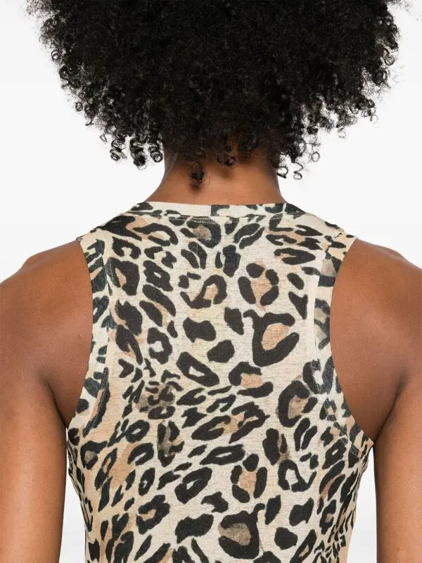 Nanushka Anneke Leopard-print Tank Top