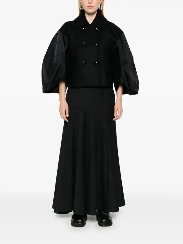 Sacai Panelled Double-breasted Jacket