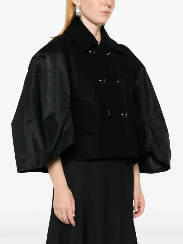 Sacai Panelled Double-breasted Jacket