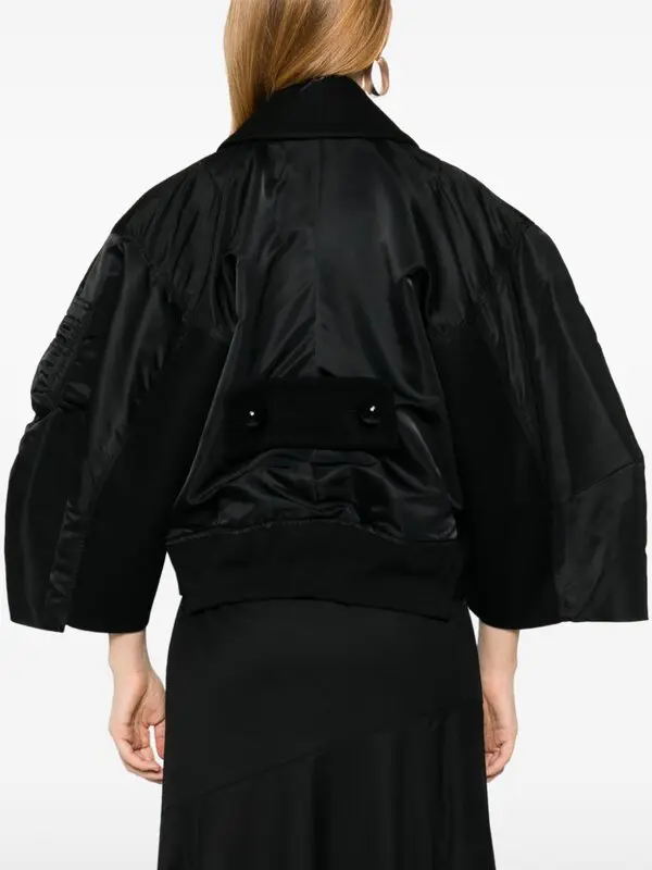 Sacai Panelled Double-breasted Jacket