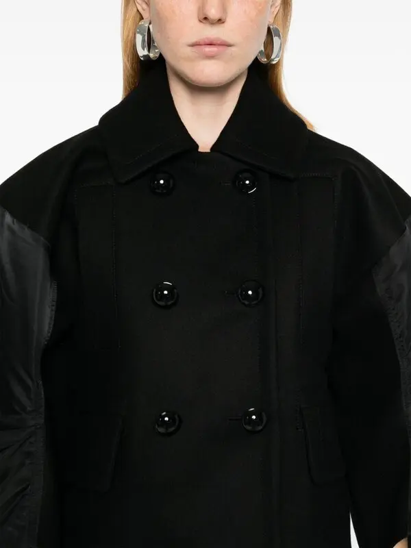 Sacai Panelled Double-breasted Jacket