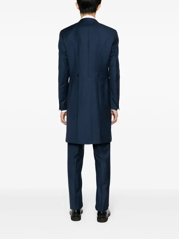 Canali Single-breasted Wool Suit - Blue