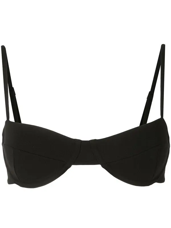 HAIGHT. Balconette Bikini Top - Black