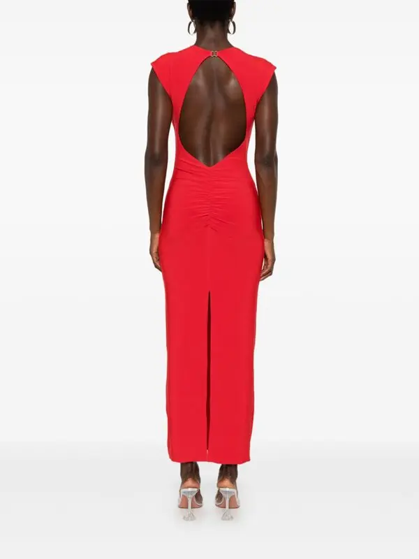 NISSA Backless Midi Dress