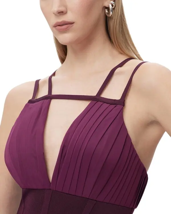Herve Leger Jocelyn Strappy Gown - Pinot