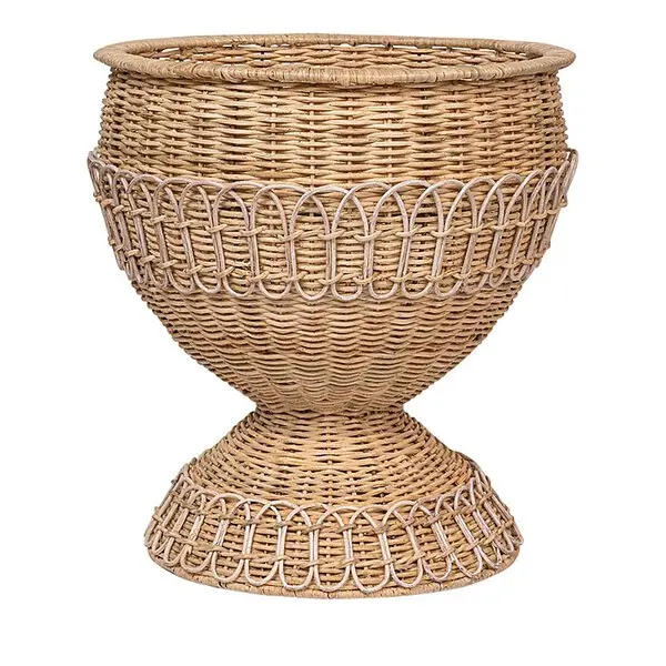 JULISKA Provence Rattan Medium Urn - Whitewash