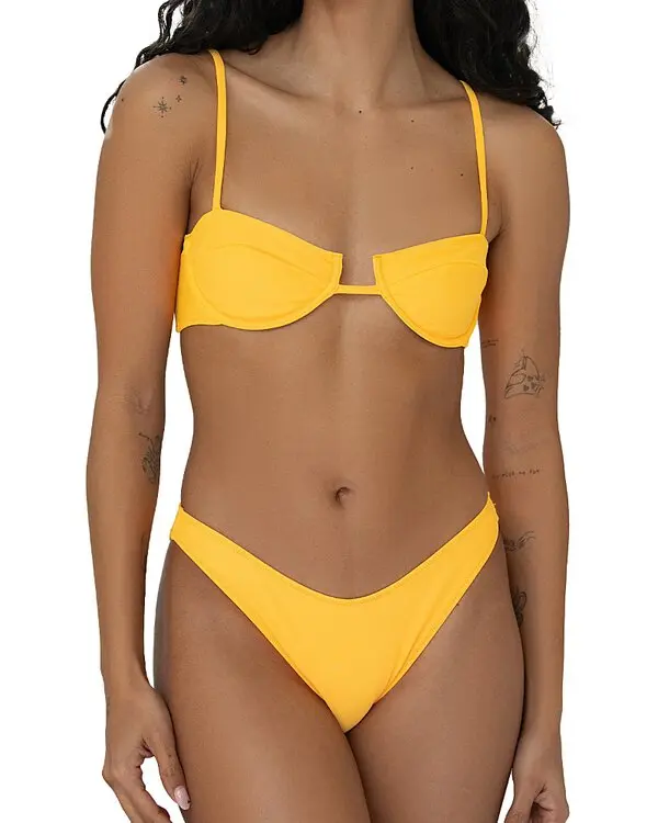 BRIGHT SWIMWEAR Lola Bikini Bottom - Yellow
