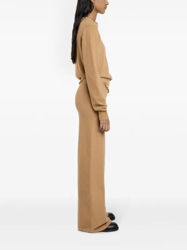 Rabanne Belted Knit Trousers