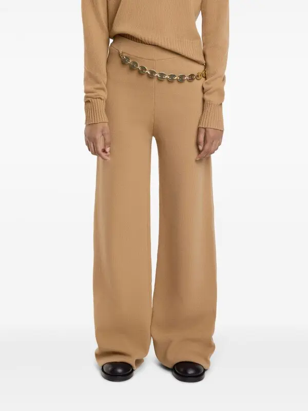Rabanne Belted Knit Trousers