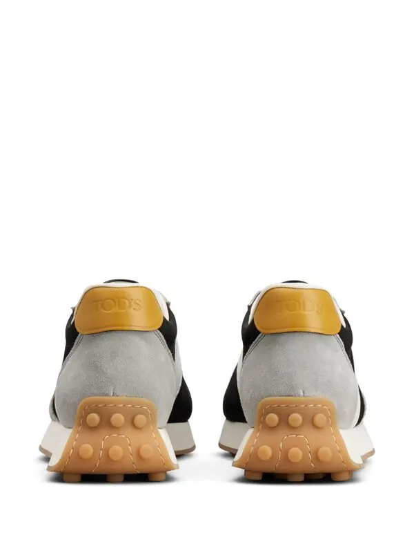 TOD'S Suede-trimmed Sneakers - Grey