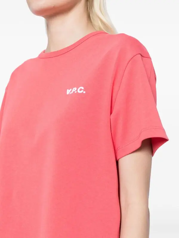 A.p.c. Boxy Cotton T-shirt - Pink