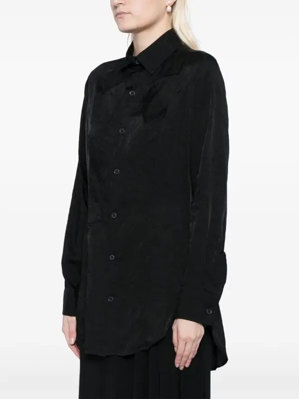 Yohji Yamamoto Panelled Crease Shirt