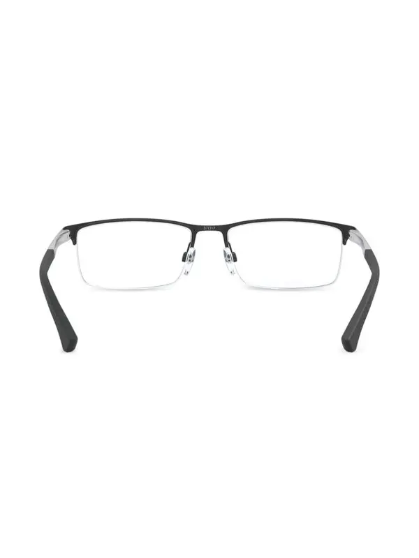 Emporio Armani Rectangle Eyeglasses - Black
