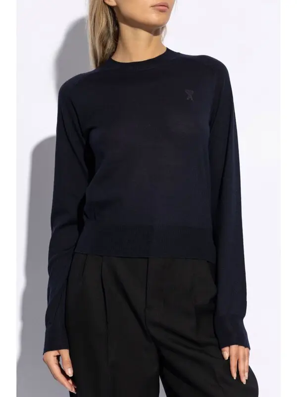 AMI Paris De Coeur Jumper - Blue