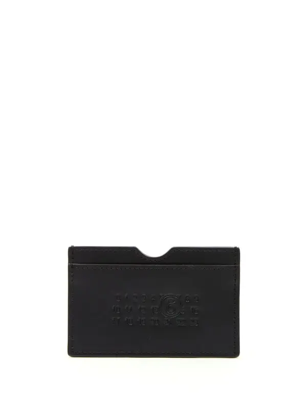 MAISON MARGIELA Signature Leather Cardholder - Black