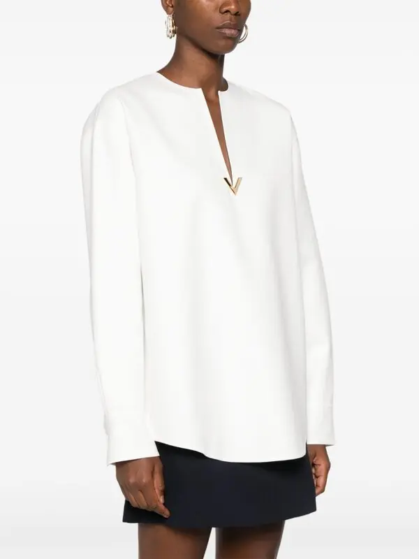 Valentino Garavani Vgold Embellished Top