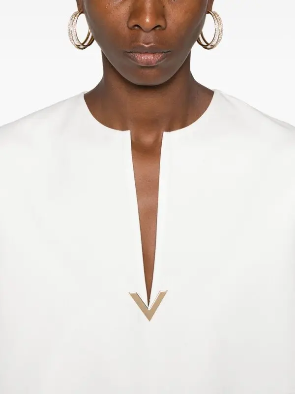 Valentino Garavani Vgold Embellished Top