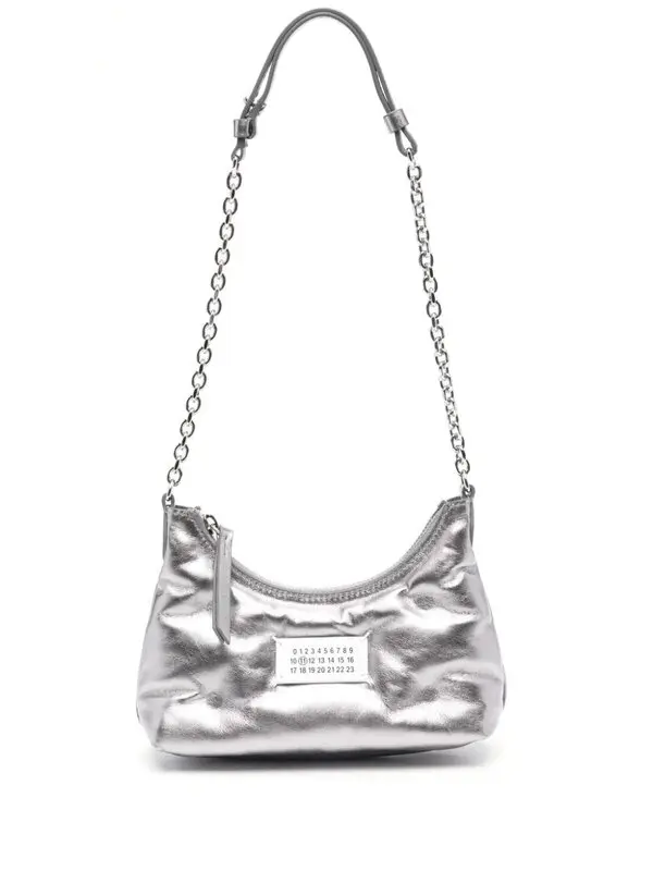 MAISON MARGIELA Micro Glam Slam Mini Bag - Silver