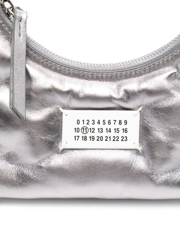 MAISON MARGIELA Micro Glam Slam Mini Bag - Silver